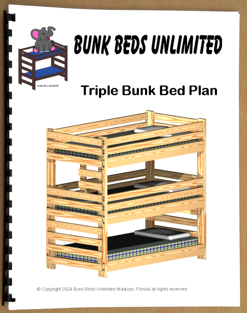 Triple Bunk Bed Plans 2x6