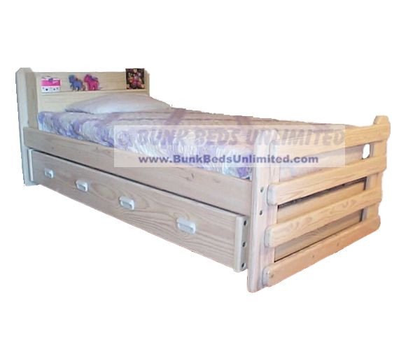 Plans to Build a Stackable Bunk Bed with a Trundle Bed Beneath