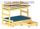 Bunk Bed Plan Full-Twin Stackable with Storage Drawers