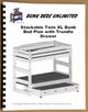 Plans to Build a Stackable Bunk Bed with a Trundle Bed Beneath