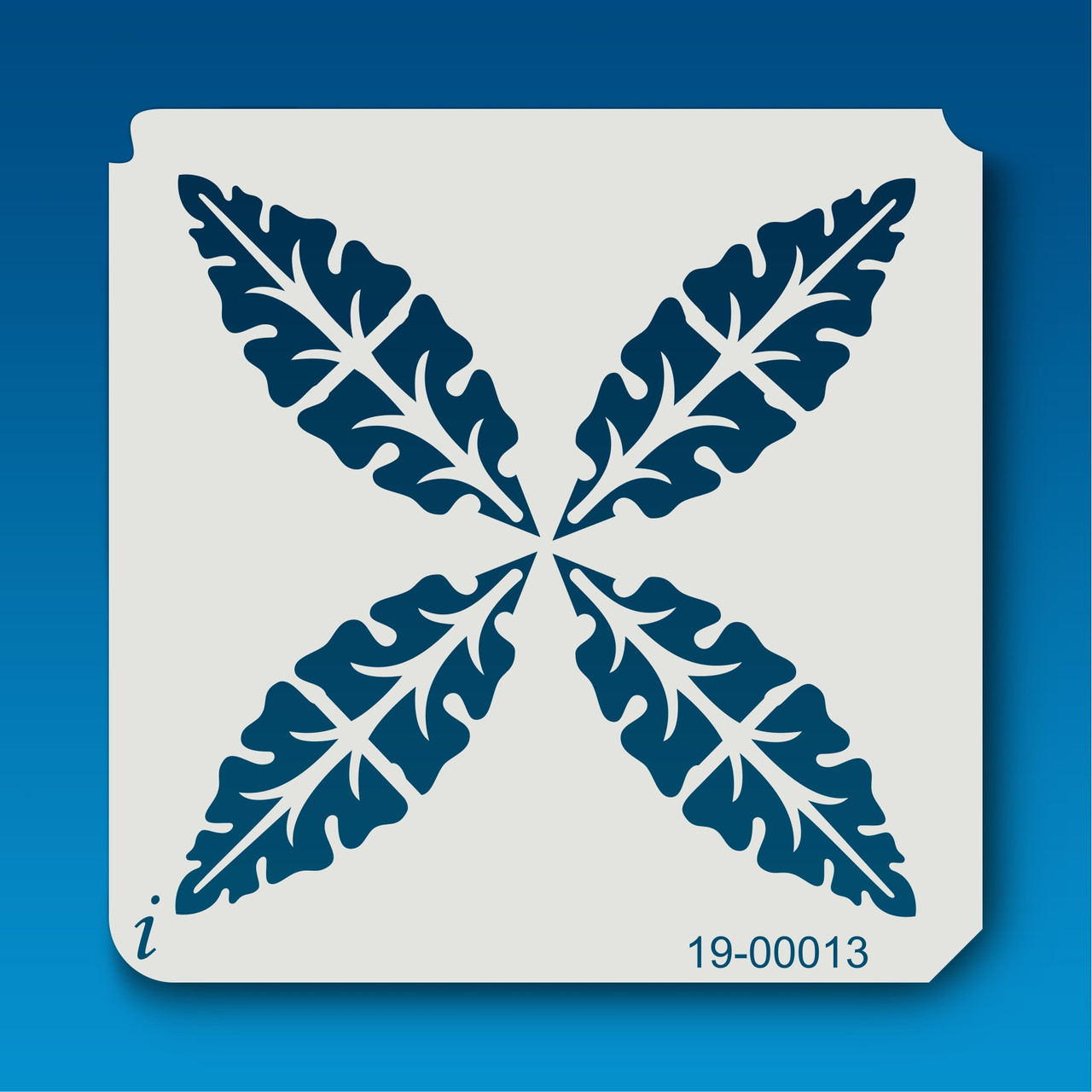 19-00013 Leaf Airbrush Stencil - iStencils