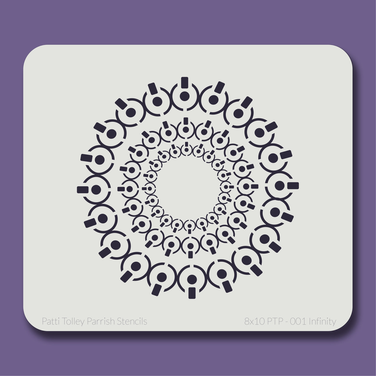 8X10 PTP-001 Infinity Stencil - iStencils