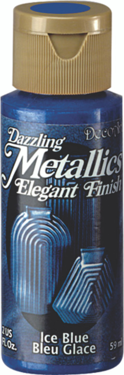 Ice Blue - Dazzling Metallic Acrylic Paint (2oz.) - iStencils