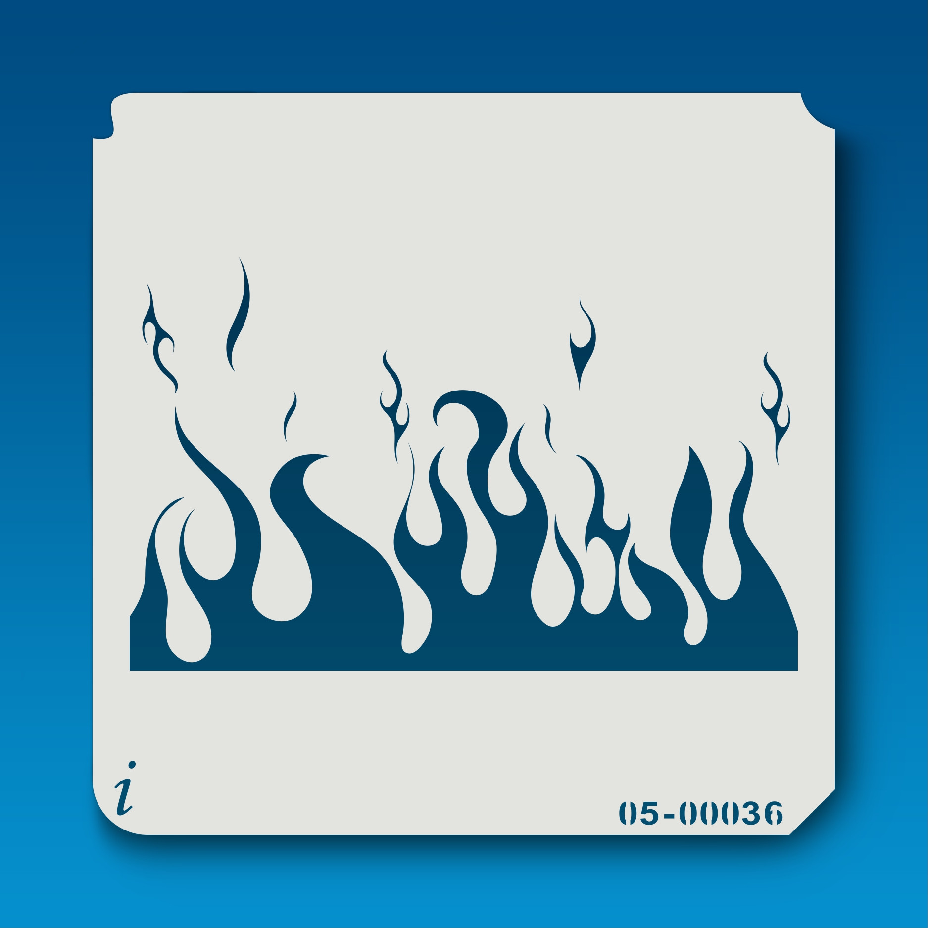 05-00036 Flame Stenciling - iStencils