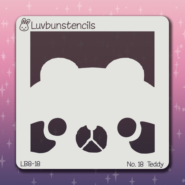 LB-04 daisies stencil - iStencils