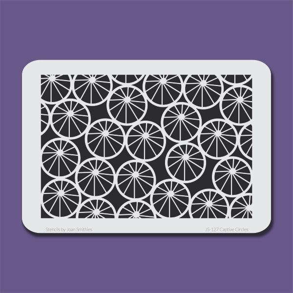 JS-007 curves & circles stencil - iStencils