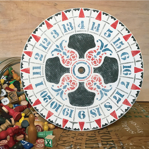 CH-046 carnival wheel stencil - iStencils