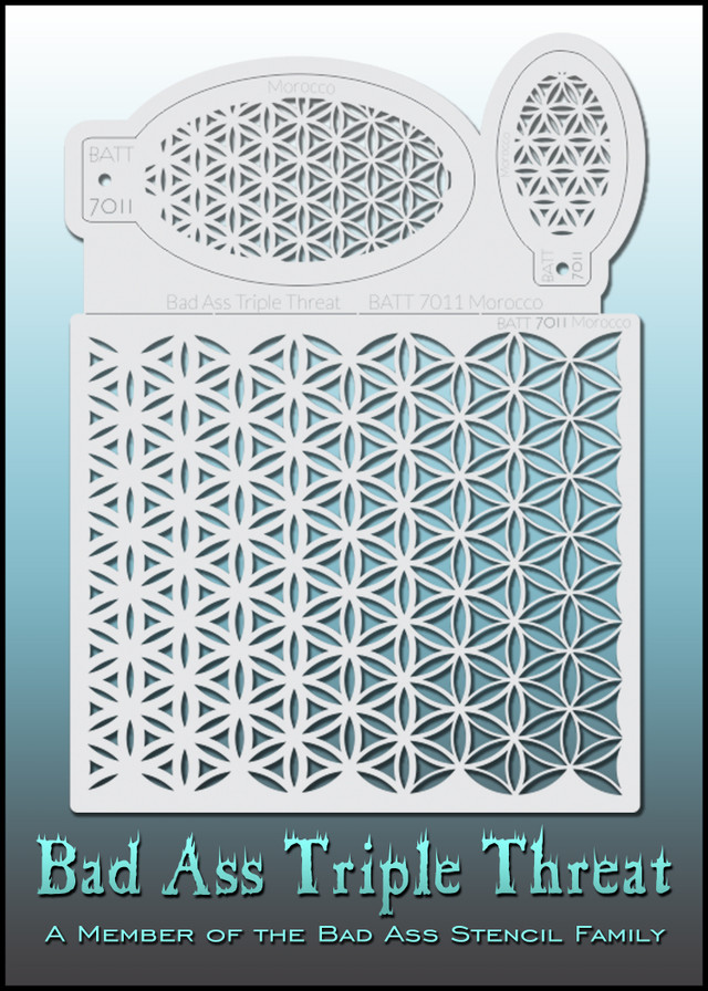 BadAss Triple Threats | BadAss Stencils | iStencils