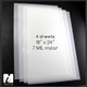 blank mylar stencil sheets 12" x 12" (4 sheets) - iStencils