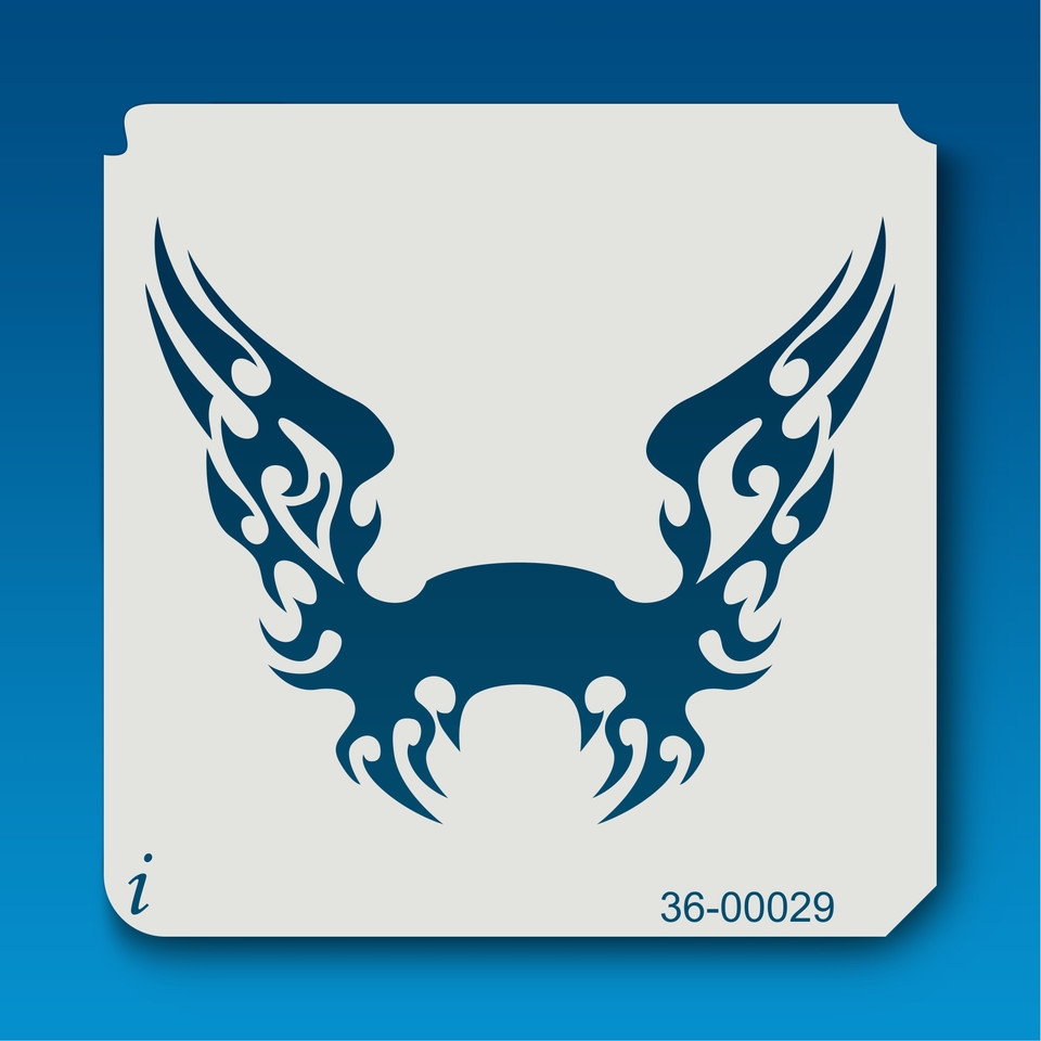 Wing and Feather Stencil Designs | stencils online llc