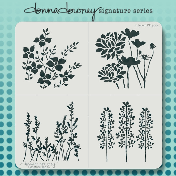 DD-090 Grass stencil - iStencils