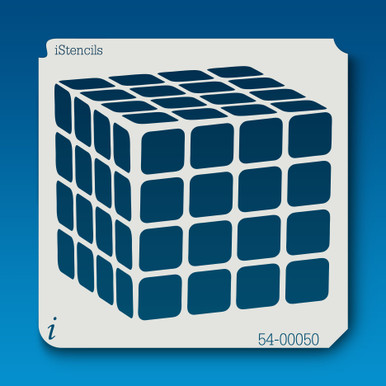 54-00050 rubiks cube stencil - iStencils