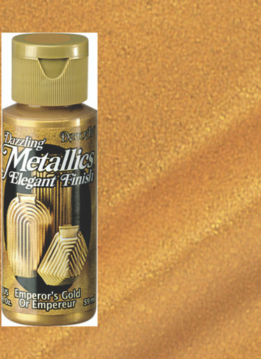 Emperors Gold - Dazzling Metallic Acrylic Paint (2oz) - iStencils