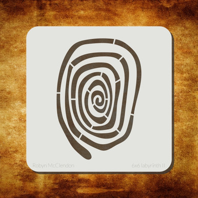 labyrinth II stencil | Robyn McClendon Hearth Codes: Cycles Stencils ...