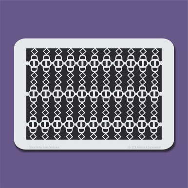 JS-121 Abstract Expression - iStencils