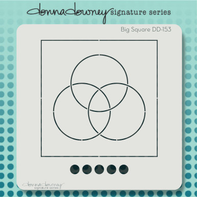 DD-153 big square stencil | Donna Downey Stencils | iStencils