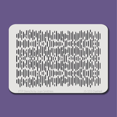 JS-155 dashed stencil - iStencils