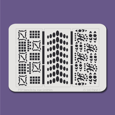JS-160 panels 1 stencil - iStencils