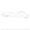 2mm Pitch GT2 Timing Belt (6mm Width, 5 meter Cut-Length) - goBILDA