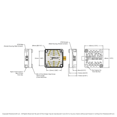 LED Light Panel (XT30 Input)