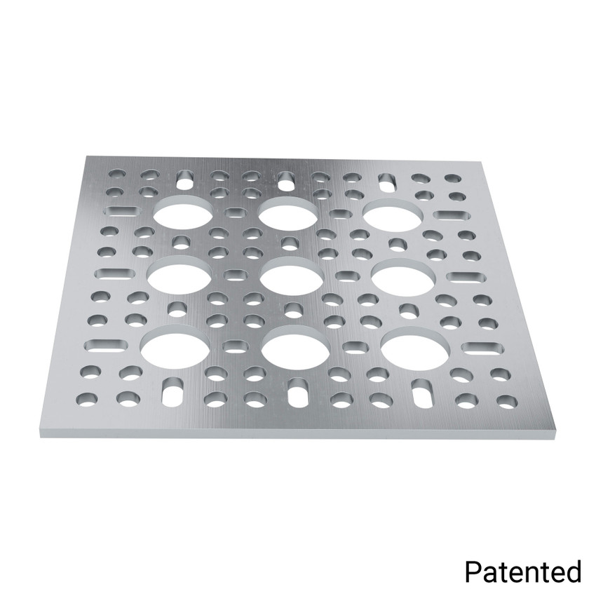 1123 Series Pattern Plate (3 x 3 Hole, 96 x 96mm) - goBILDA