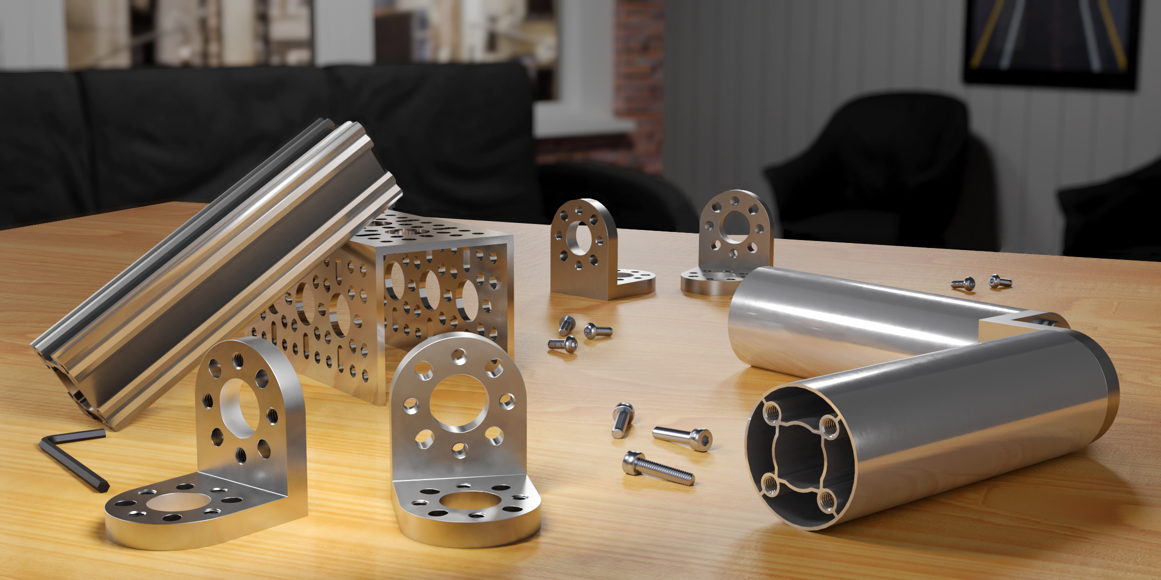 STRUCTURE - Mounts - Angle Pattern Mounts - goBILDA