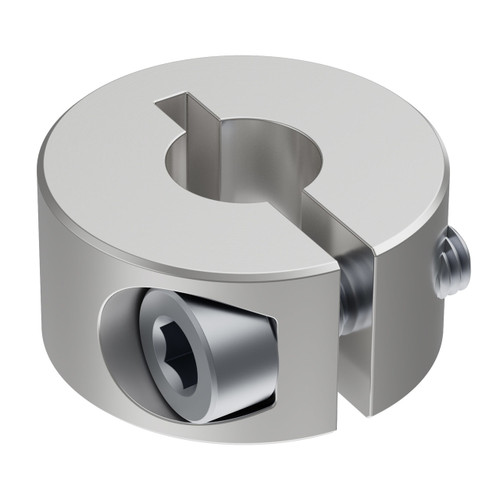 2910 Series Aluminum Clamping Collar (6mm ID x 16mm OD, 8mm Length ...