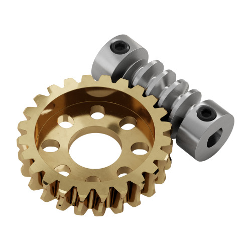 Worm Gear Set 241 Ratio 6mm D Bore Worm Gobilda