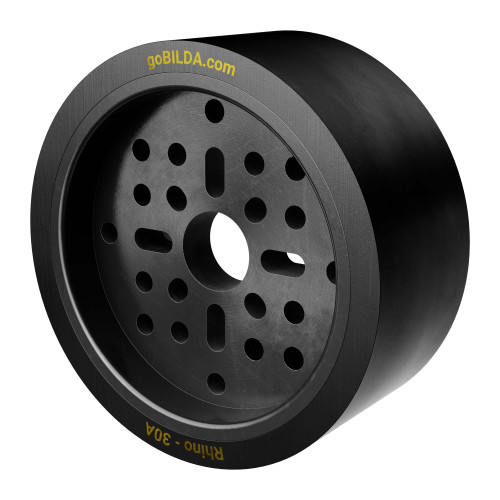 3614 Series Rhino Wheel (14mm Bore, 72mm Diameter, 30A Durometer) - goBILDA