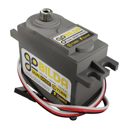 2000 Series 5 Turn Dual Mode Servo 25 3 Speed Gobilda