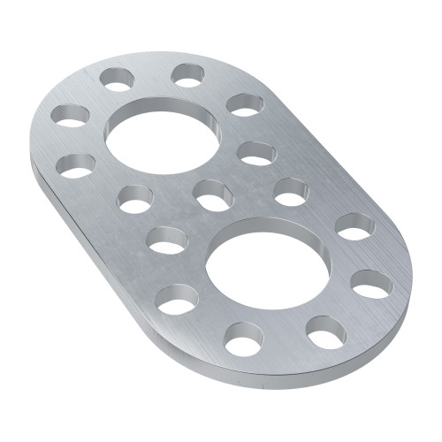 1105 Series Round-End Pattern Plate (2 Hole, 56mm Length) - goBILDA
