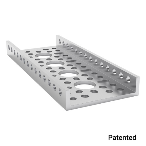 1121 Series Low-Side U-Channel (4 Hole, 120mm Length) - goBILDA