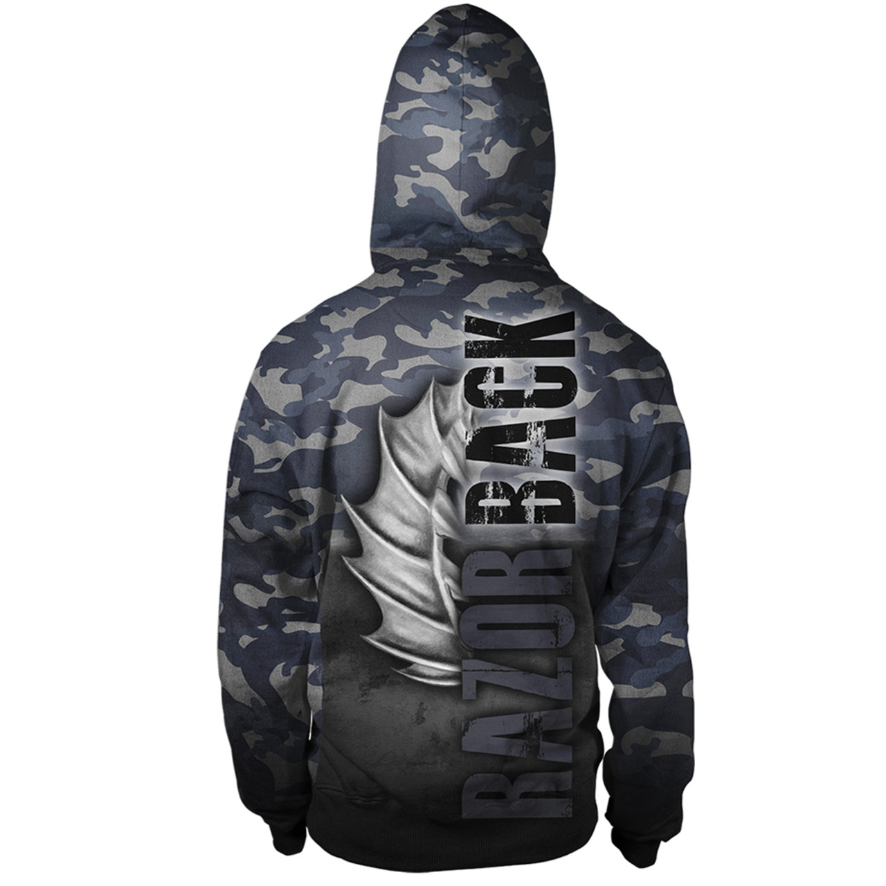 Razorback Men's Fishing Hoodie Walleye - One Last Cast Gear