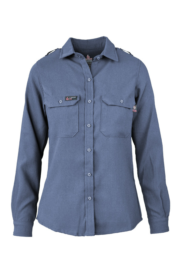 Ladies FR Uniform Shirts 5oz. TecaSafe One® Inherent-Assorted Colors Colors