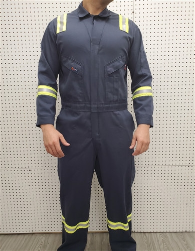 Lapco Flame Resistant Dark Navy Contractor Coverall