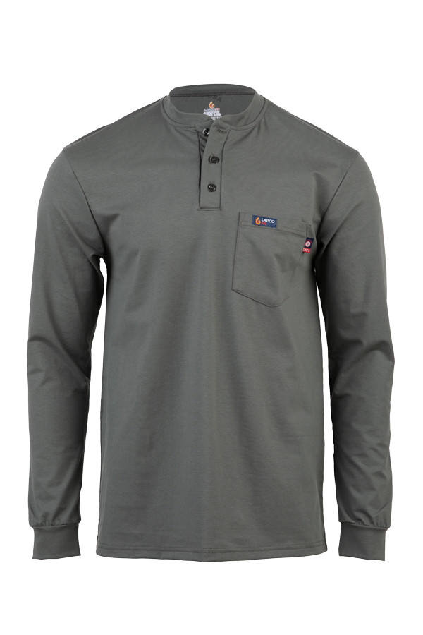 Lapco Flame Resistant Assorted Colors Henley Shirt | FR Depot