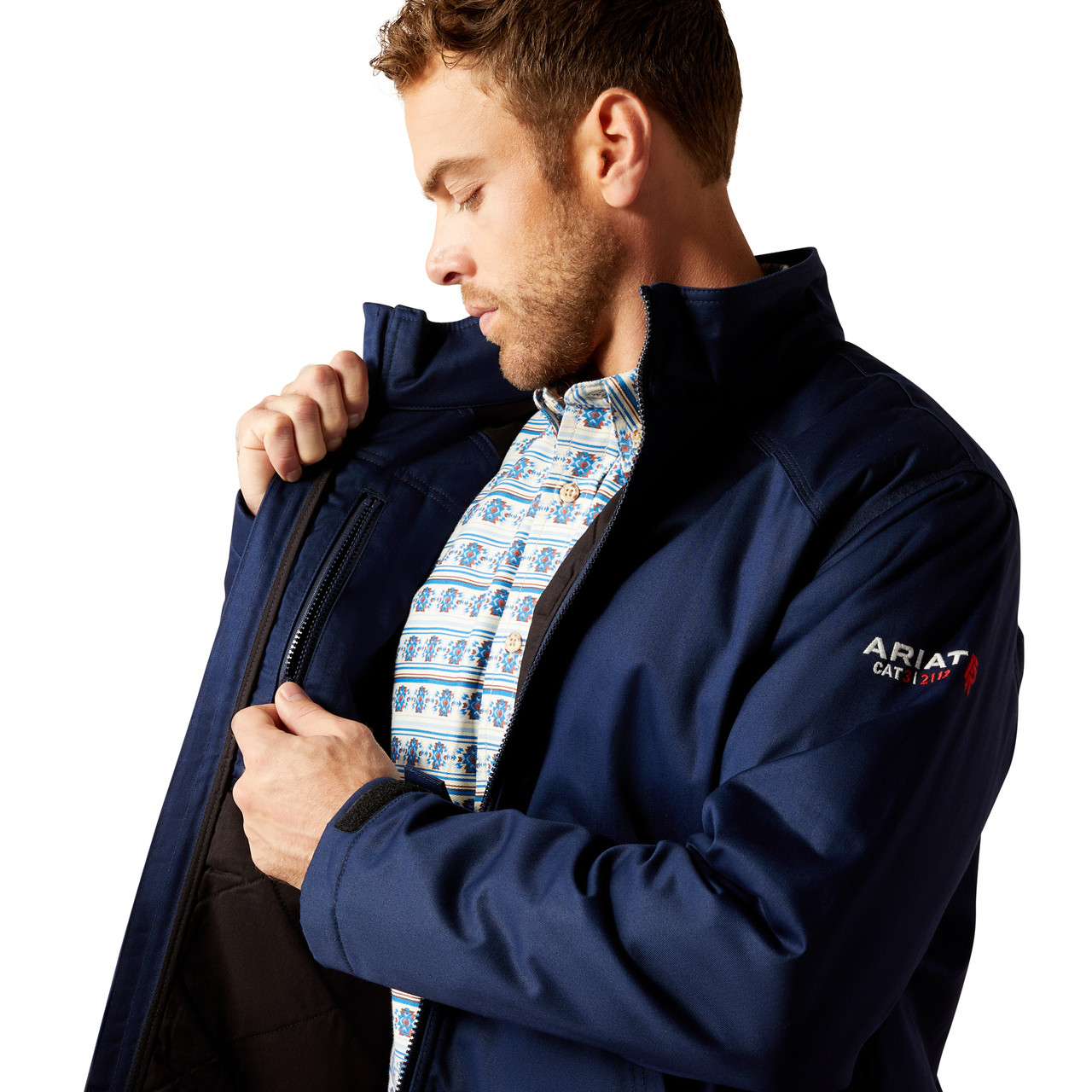 Ariat Men's FR Basic Insulated Jacket-Navy