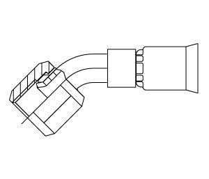 Parker Parflex 13791N-10-10 Crimp Hose Fitting| Next Day Fittings