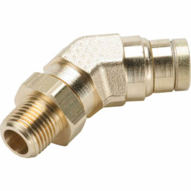 Parker 179PMT-6-4 Prestomatic Male 45 Deg Elbow 3/8 Tube X 1/4 NPT ...