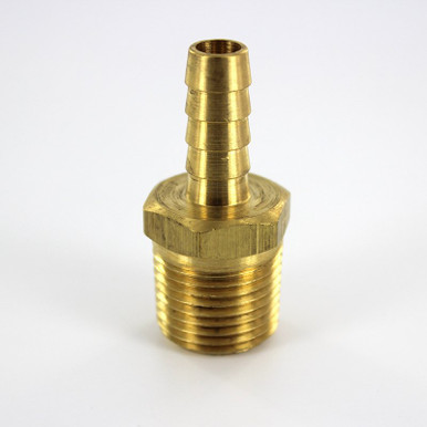 Parker 125HBL-6-8 Hose Barb Male Connector 3/8 ID Hose X 1/2 NPT | Next ...