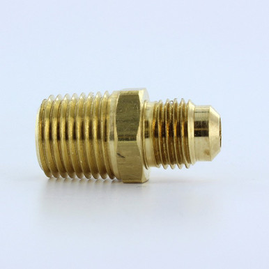 Parker 48F-4-4 Flare Male Straight Connector 1/4 Tube X 1/4 NPT | Next Day Fittings