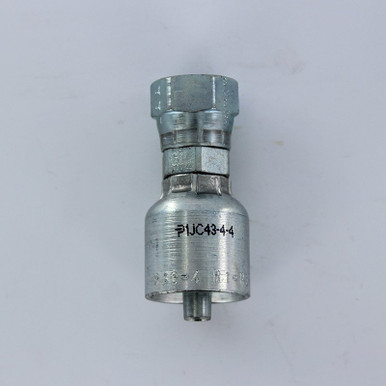 Parker 1JC43-4-4 Adapter Swivel 1/4 Seal-Lok X 1/4 Hose Steel| Next Day ...