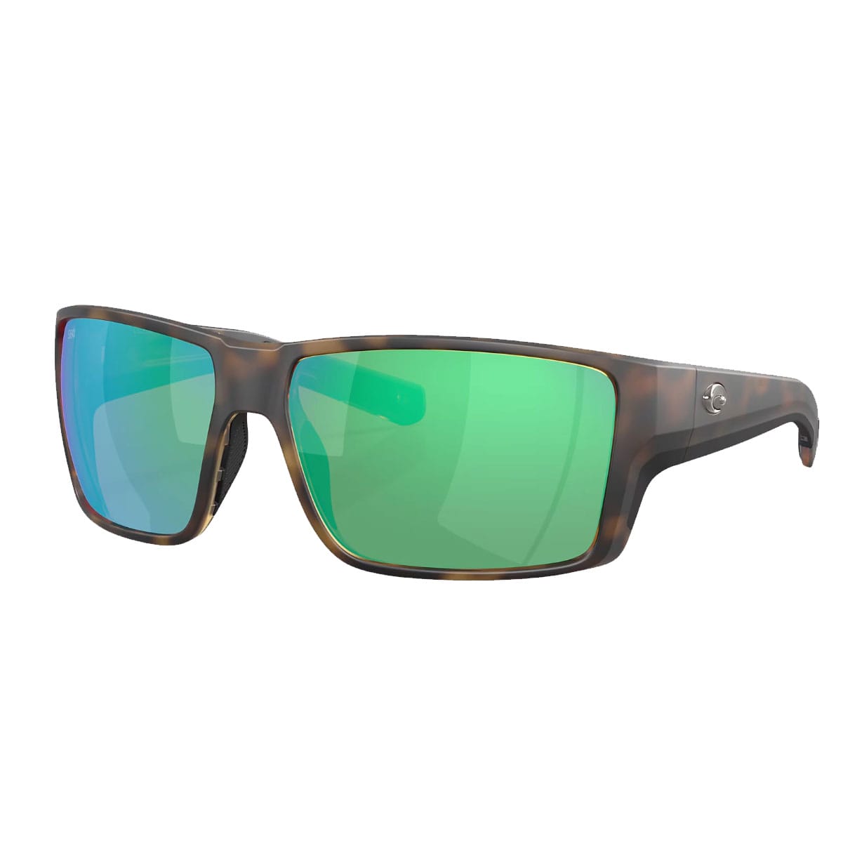 COSTA DEL MAR Men's Reefton PRO Matte Tortoise/Green Mirror 580G
