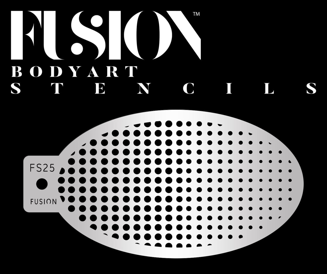 Fusion Stencil SPRINKLE SMALL DOT Face Paint Stencil - Face Paint Shop ...