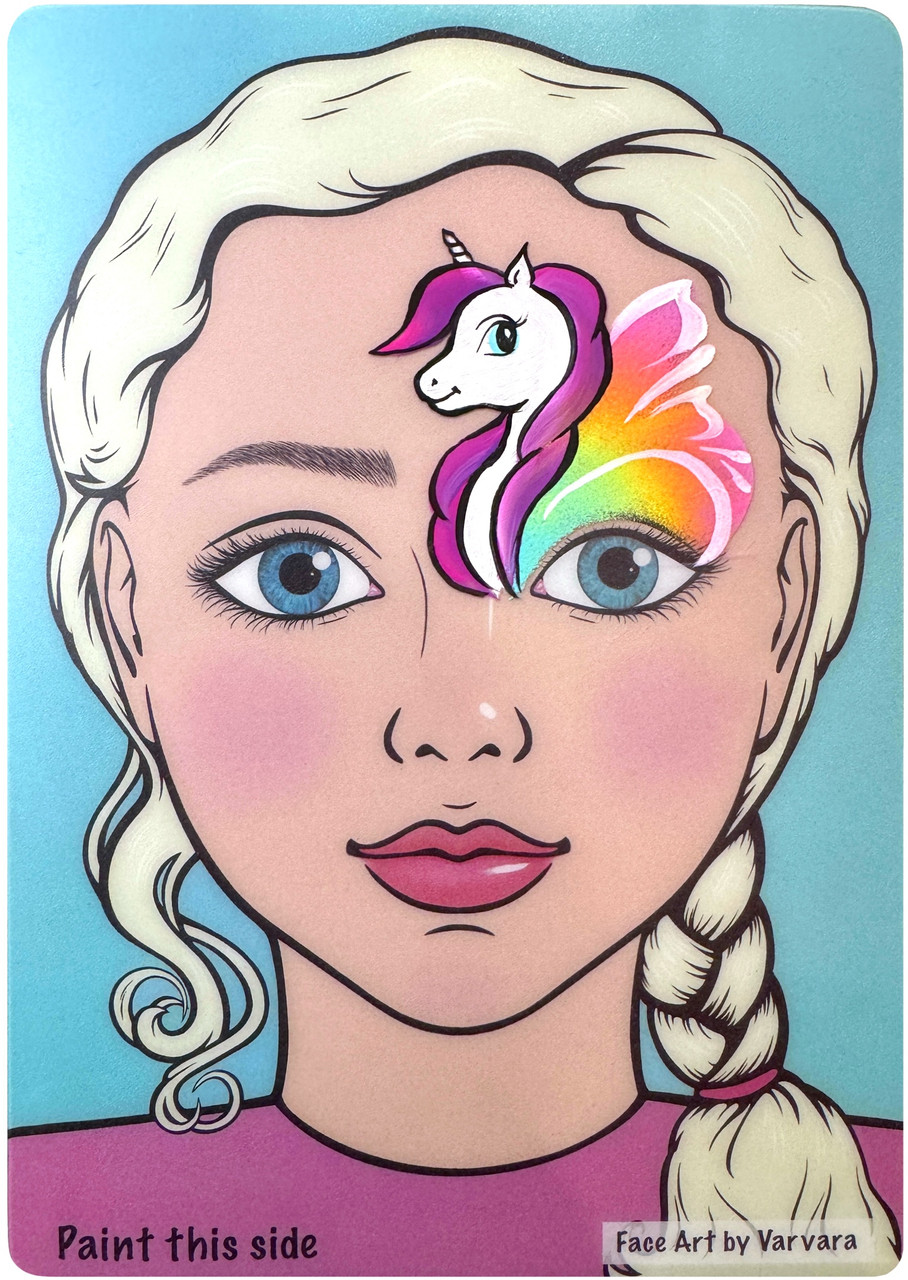 Face Painting Practice Board | WabbyFun