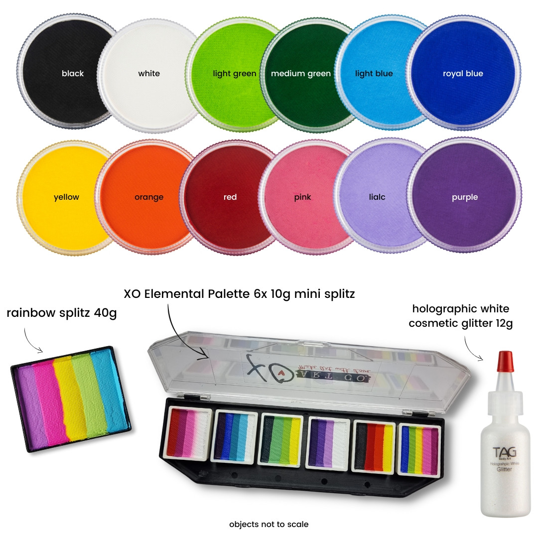 TAG + XO Pro Face Painter Starter Kit with Bonus Online Course | Bundle ...