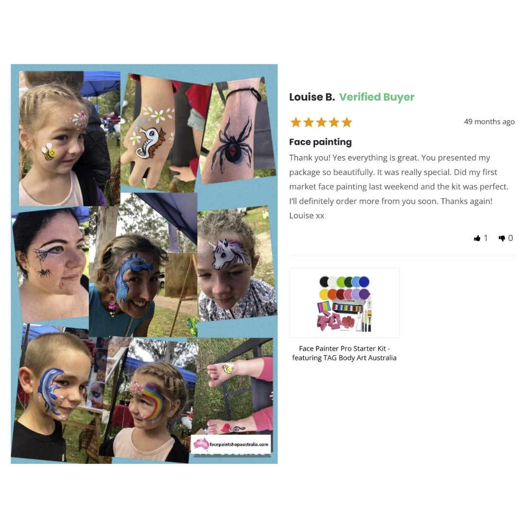 TAG + XO Pro Face Painter Starter Kit with Bonus Online Course | Bundle ...