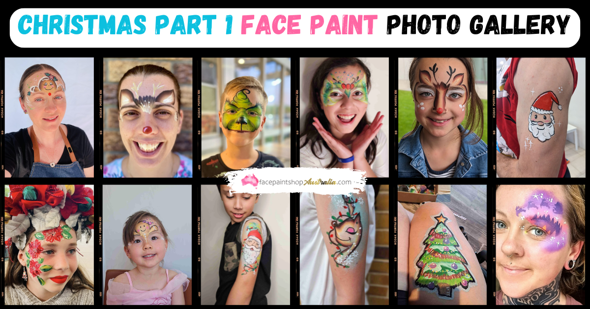 Christmas Face Paint Ideas to Inspire Part 1 - Face Paint Shop Australia