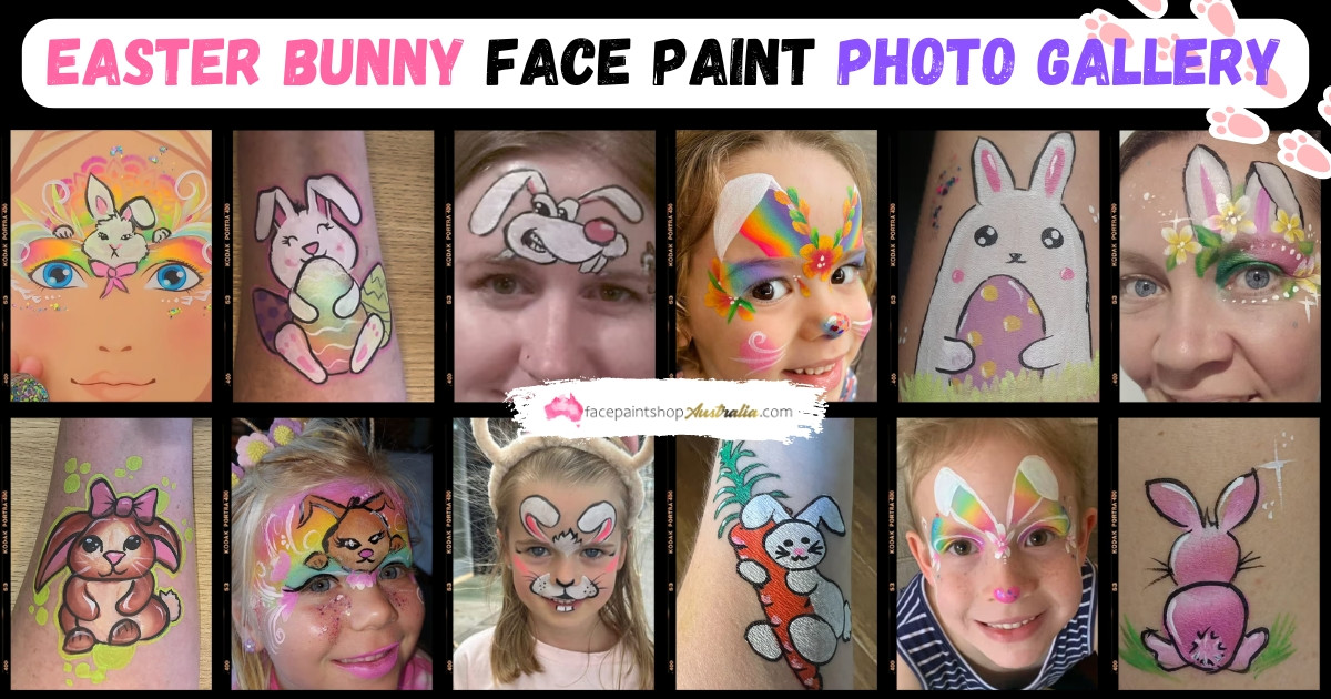 Easter Bunny Face Paint Ideas to Inspire - Face Paint Shop Australia