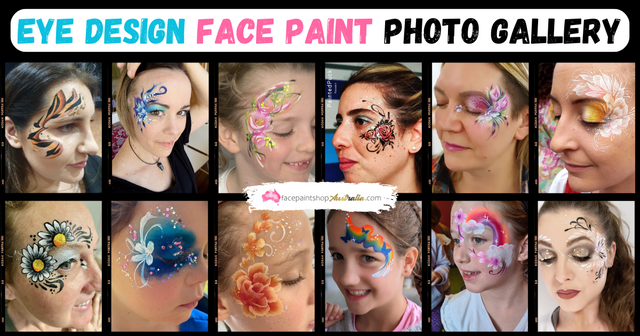 Eye Design Face Paint Ideas to Inspire - Face Paint Shop Australia